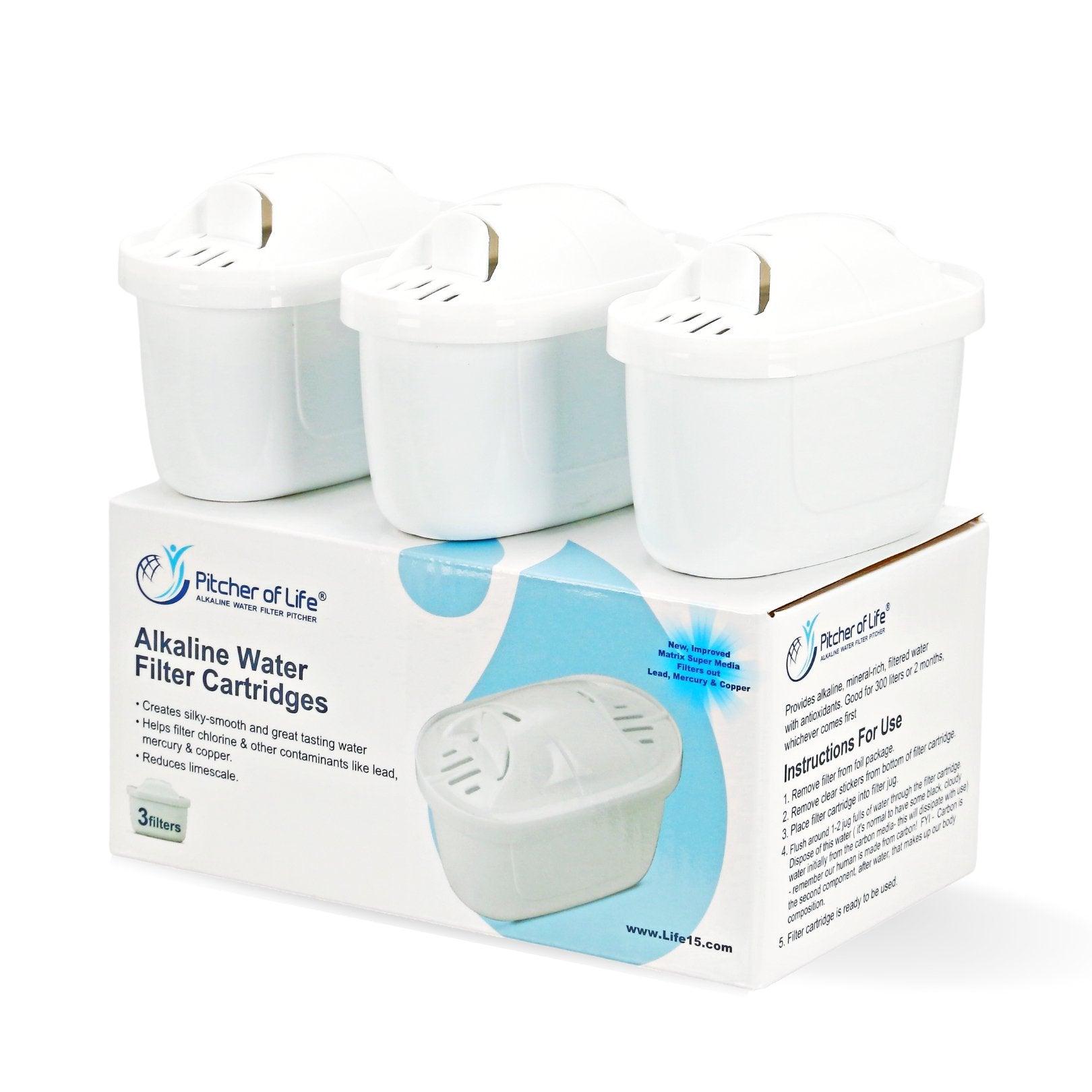 Auto Ship PITCHER OF LIFE® Replacement Filters - Pack of 3 – Pitcher of ...